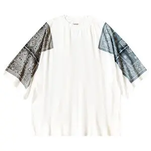Kapital Jersey Bandanna Huge T-shirt - White