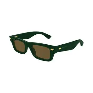 Bottega Veneta Square Frame Sunglasses - Green