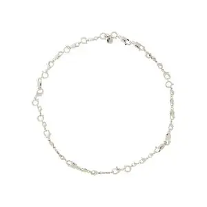 D'HEYGERE Clasp Chain Necklace - Silver
