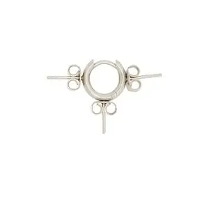D'HEYGERE Exclusive For Manifesto Mini Stud Hoop - Silver