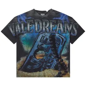 VALE FOREVER Dog Tag Big Tee - Black