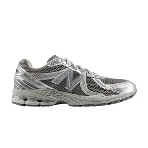 New Balance Silver Tone Sneakers For Men