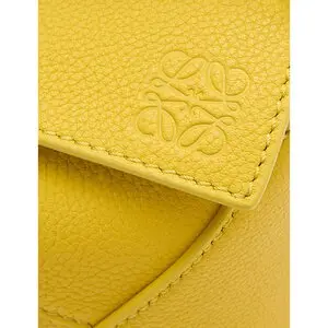 Loewe Puzzle Edge Mini Leather Cross-body Bag - Dandelion