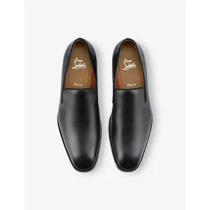 CHRISTIAN LOUBOUTIN Danny Flex Leather Loafers - Black