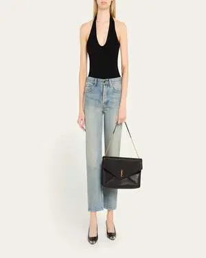 Saint Laurent Envelope Pouch Bag - Black