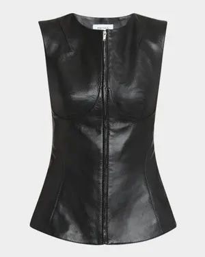 Alexander Mcqueen Zip Up Camis Tanks For Women