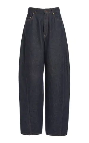 Givenchy Cocoon High-rise Wide Leg Jeans