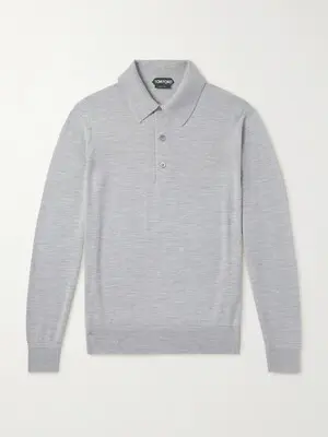 Men's Gray Polos