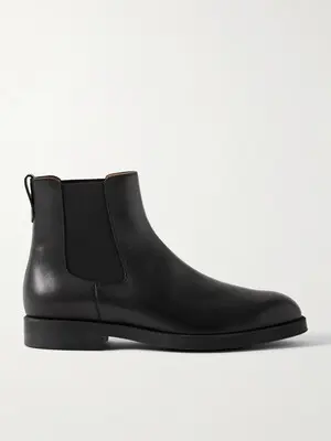 TOD'S Leather Chelsea Boots - Black