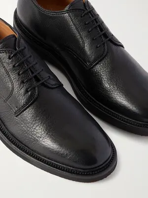 Officine Creative Hopkins Flexi 208 Deerskin Derby Shoes - Black