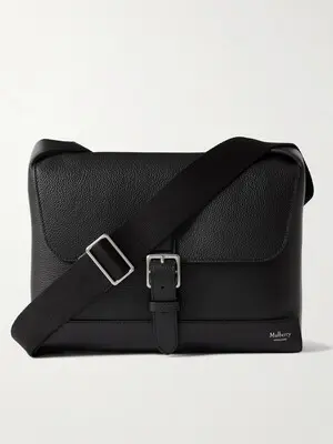 Mulberry Chiltern Small Full-grain Leather Messenger Bag - Black