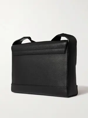 Mulberry Chiltern Small Full-grain Leather Messenger Bag - Black