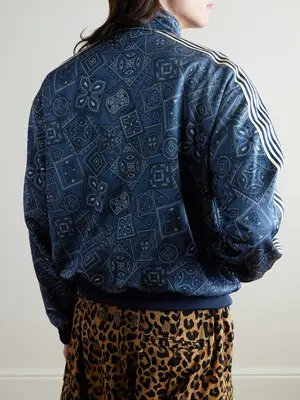 Kapital Cookie Bandana-print Track Jacket - Blue