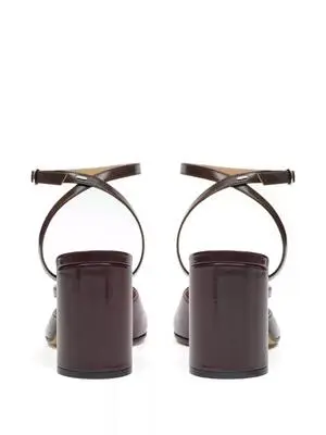 MAISON MARGIELA Tabi Split-toe Pumps With Cylindrical Heel - Brown
