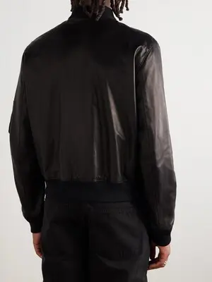 Givenchy Leather Bomber Jacket