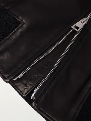 Givenchy Leather Bomber Jacket
