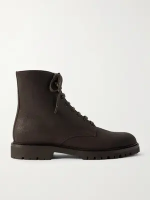 Brunello Cucinelli Round Toe Boots For Men