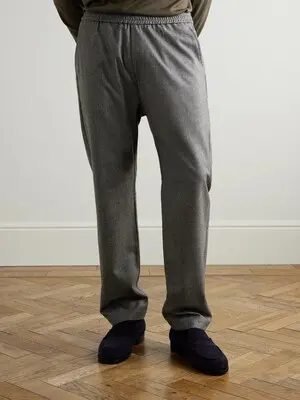 Barena Venezia Straight-leg Virgin Wool Drawstring Trousers