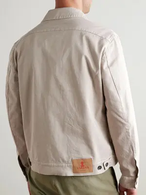 Barena Venezia Cotton-blend Twill Overshirt - Neutrals