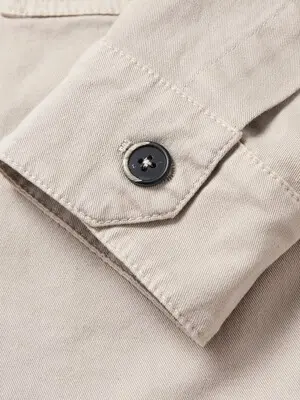 Barena Venezia Cotton-blend Twill Overshirt - Neutrals