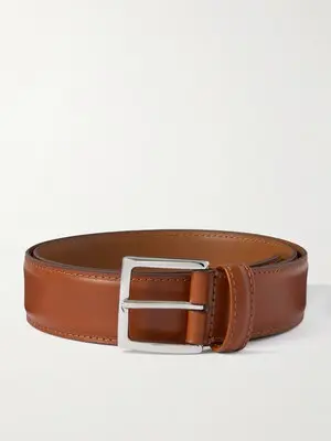 Anderson's 3.5cm Leather Belt - Brown