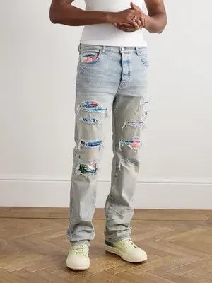 Amiri Aloha Thrasher Skinny-fit Jeans