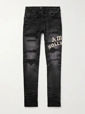 Amiri Logo Jeans