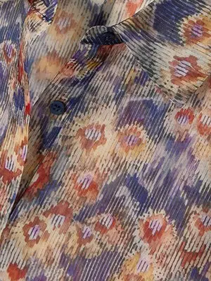 SIR. Fiore Floral-print Silk-organza Shirt