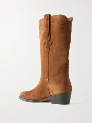 Paris Texas Hilda Suede Ankle Boots - Brown