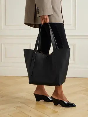 Max Mara Archetipo Textured-leather Tote