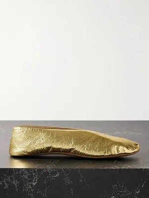 The Row Metallic Flats For Women