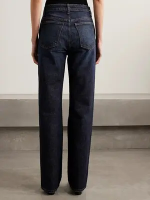 Khaite Danielle High-rise Straight-leg Jeans - Blue