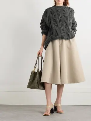 Bottega Veneta Cable-knit Wool Sweater