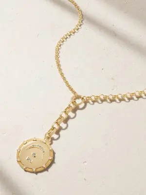 FOUNDRAE 18-karat Topaz And Diamond Necklace
