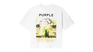 PURPLE BRAND Textured Jersey T-shirt - White