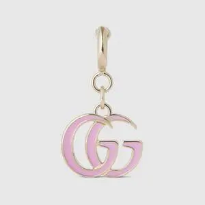 Gucci Double G Bag Charm - Pink