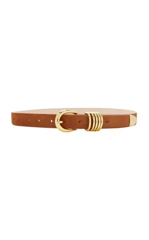 DEHANCHE Hollyhock Pony Hair Belt - Brown