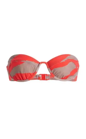 TROPIC OF C Mariel Bikini Top - Red