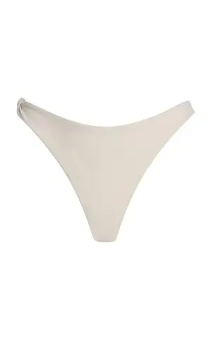 ZIAH Twisted Bikini Bottom - White