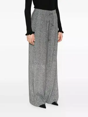 Ermanno Scervino Herringbone Sequin Trousers