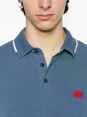 Hugo Tipped-collar Logo Polo Shirt