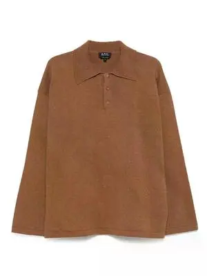 A.p.c. Wool Polo Shirt