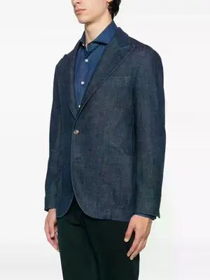 Brunello Cucinelli Three-button Patch-pocket Blazer