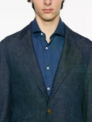 Brunello Cucinelli Three-button Patch-pocket Blazer