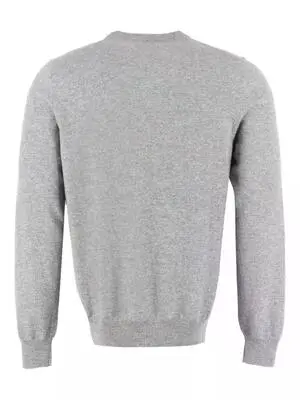 THE (ALPHABET) Cashmere Crew-neck Sweater - Grey