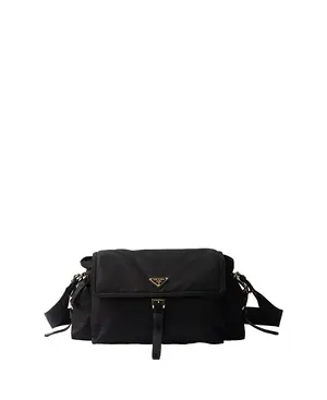 Prada Large Re-nylon Flap Shoulder Bag