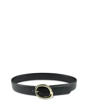 GAVAZZENI Helen Leather Belt Nero