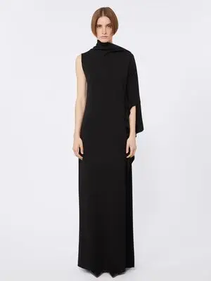 Max Mara Fitted Asymmetrical Dress