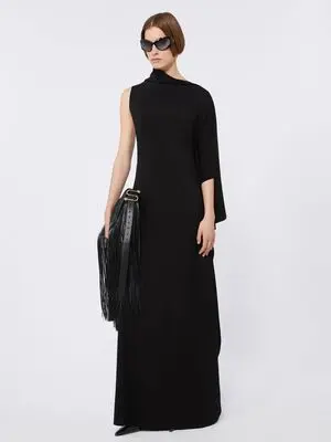 Max Mara Fitted Asymmetrical Dress