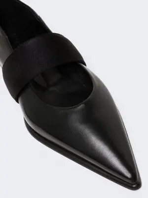 Max Mara Nappa Leather Ballerinas